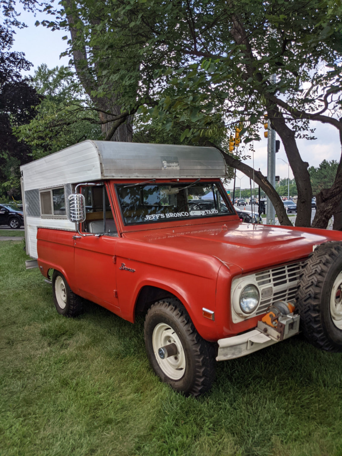 Jeff’s Bronco Graveyard and the 1966 Ford Bronco with Crusader Camper ...