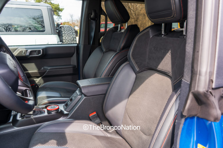 A Look at the Bronco Raptor Black Onyx Leather and MGV Seats, Plus ...