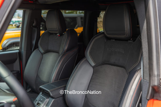 A Look at the Bronco Raptor Black Onyx Leather and MGV Seats, Plus ...