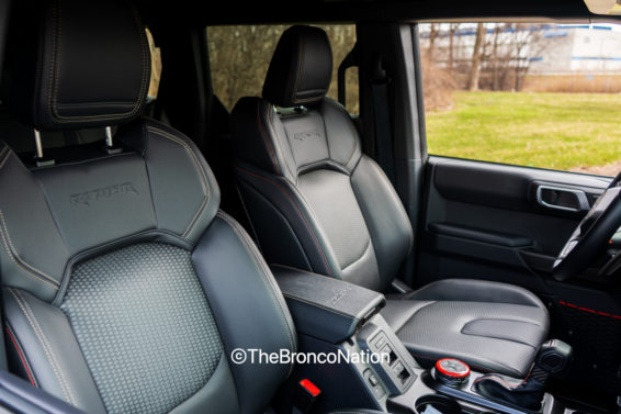 A Look at the Bronco Raptor Black Onyx Leather and MGV Seats, Plus ...