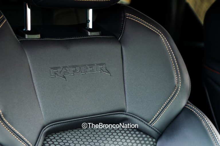 A Look at the Bronco Raptor Black Onyx Leather and MGV Seats, Plus ...